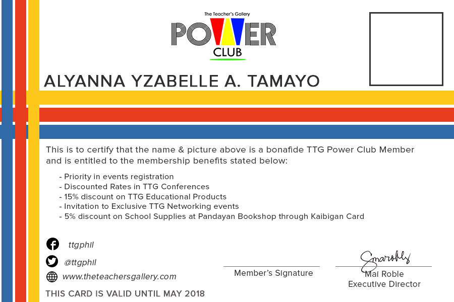 ID Card | The Teacher's Gallery