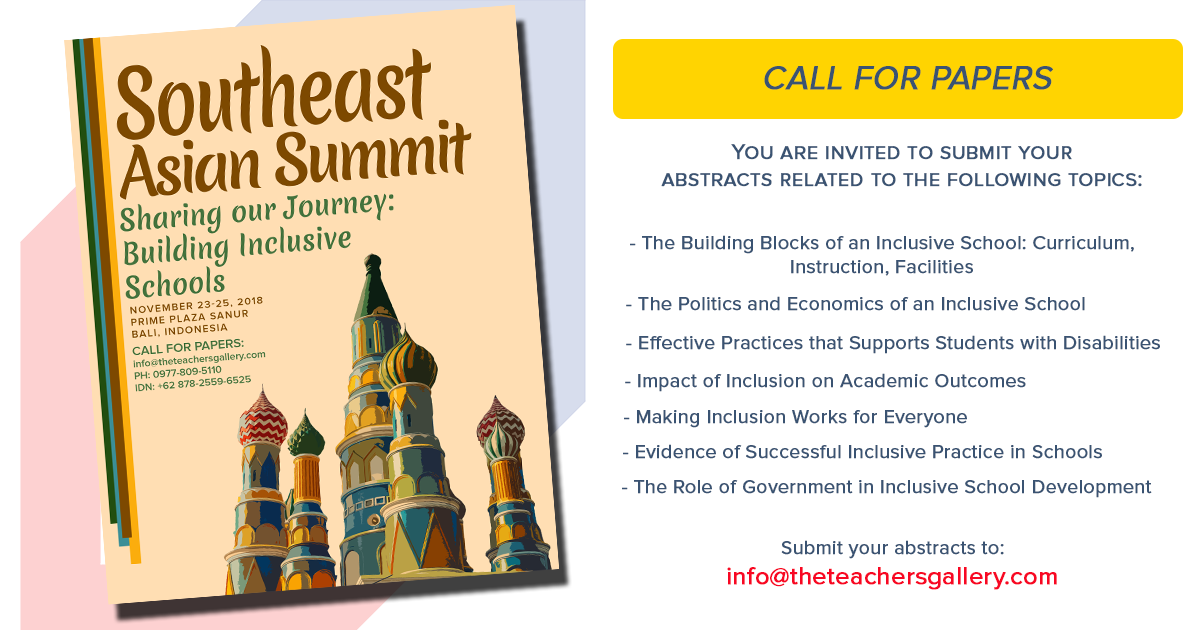 ASEAN-IE-Summit-Call-for-Papers | The Teacher's Gallery